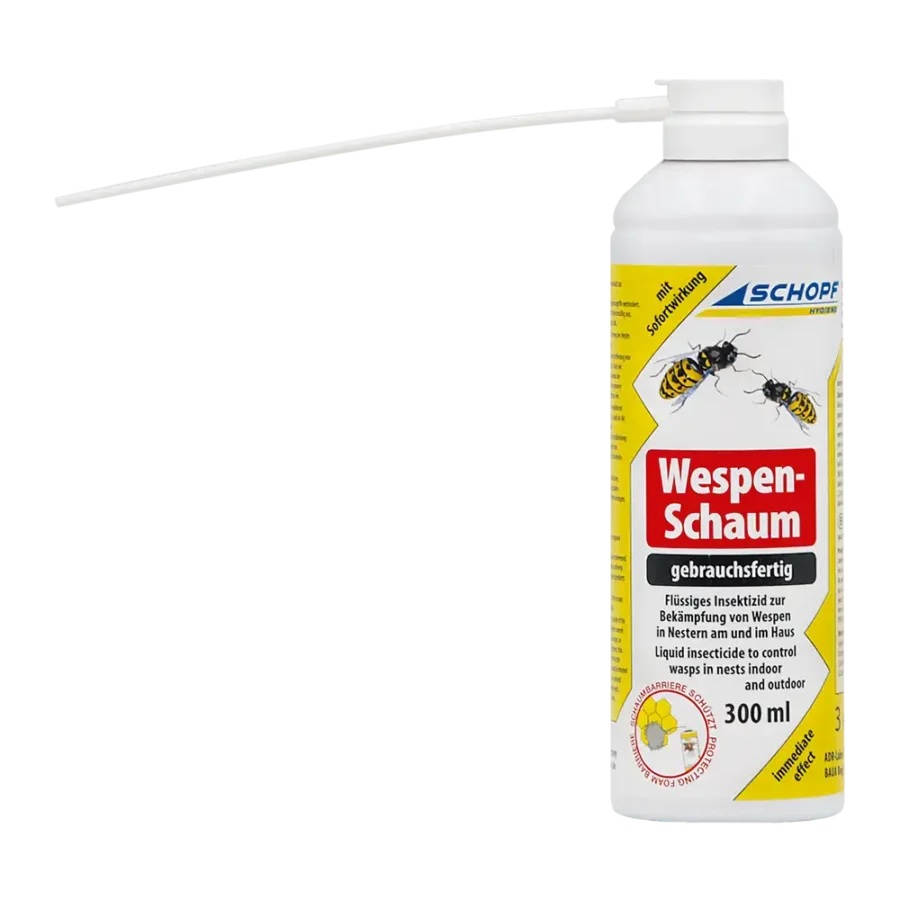 Wasp foam " Immediate effect, closes nests